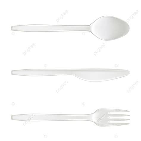 일회용 플라스틱 벡터 숟가락 나이프와 포크 왕따 식기 숟가락 클립 아트 사용 후 버릴 수 있는 플라스틱 Png 일러스트