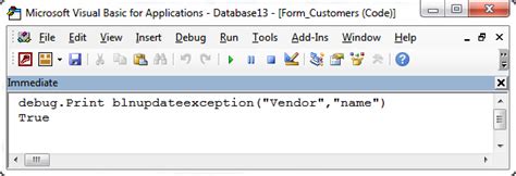 Qodbc How To Use Vba To Disable Non Updateable Quickbooks® Fields On A