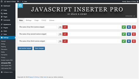 Javascript Inserter Pro