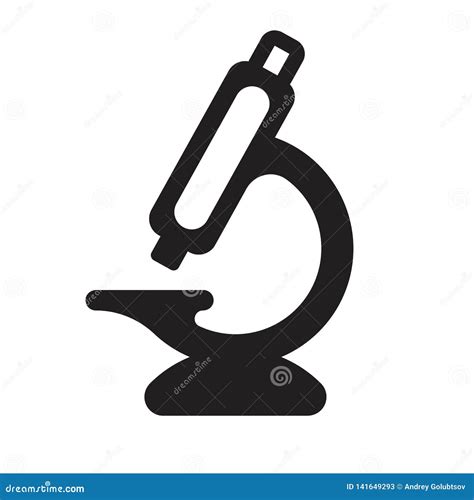 Microscope Vector Icon Clinically Approved Health Safe Product