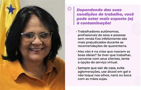 Ministério De Damares Lança Cartilha Sobre Covid 19 E Aconselha