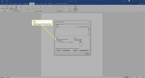 Create Return Address Labels In Microsoft Word Dell Us Worksheets Library