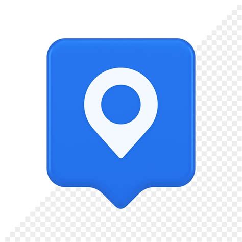 Premium PSD Gps Map Pin Location Service Button Application Direction