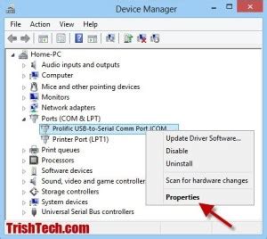 How To Change COM Port For A Device In Windows
