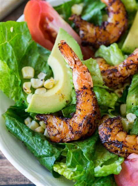 Grilled Southwestern Shrimp Salad I Wash You Dry
