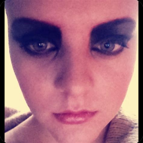 A Close Up View Of My Dark Intense Smokey Eyed Look With Eyeliner Under