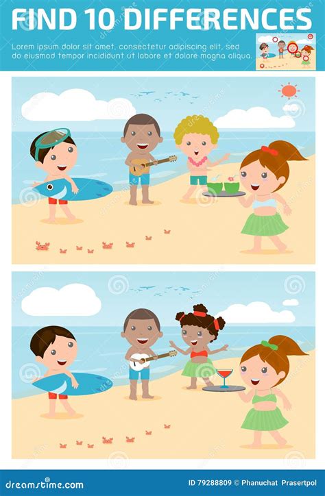 Trovi Le Differenze Il Gioco Per I Bambini Le Differenze Del Ritrovamento I Giochi Del