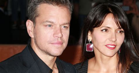 Matt Damon et sa femme Luciana Barroso Première du film The Martian au festival du film de