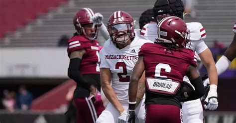 Massachusetts Football Holds Annual Spring Game University Of