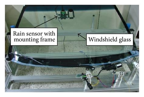 Rain Sensor Under Measurement A Mounted On Jig And B Encased In Download Scientific