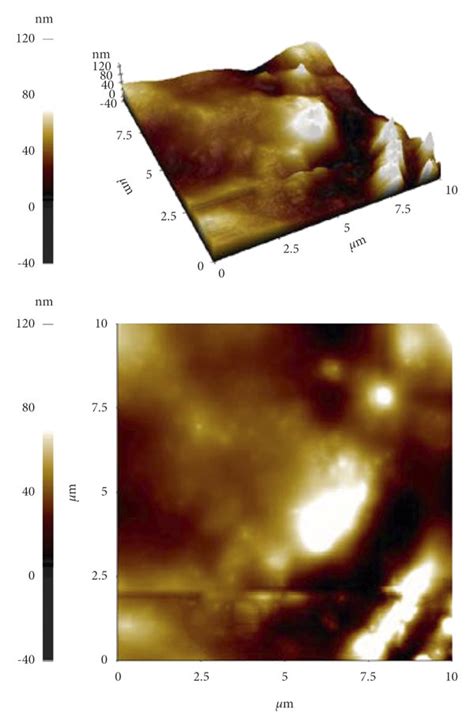 Atomic Force Microscopy Of A Dry And B Cryogenic Friction