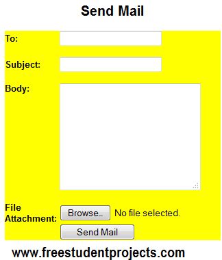 Sending Mail In ASP NET Student Projects Live