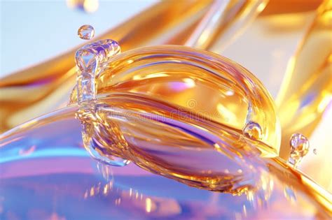 A 3d Model Of Gold Or Aurum Illustrates The Atomic Structure Of This