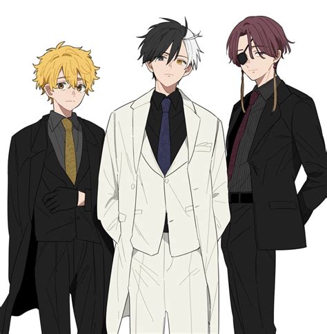 Sakura Haruka Suo Hayato And Nirei Akihiko Wind Breaker Drawn By