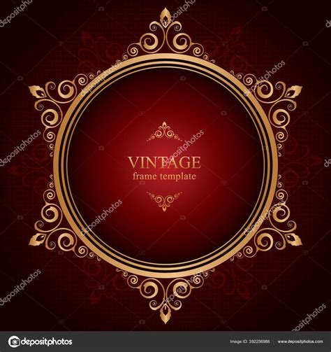 Винтажный шаблон рамы, векторная иллюстрация дизайна | Vintage frames ...