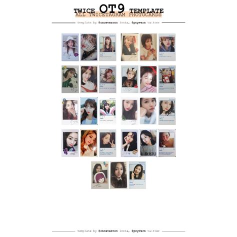 Twice 正規一輯 Twicetagram 小卡 娜璉 定延 Momo Sana 志效 Mina 多賢 彩瑛 子瑜 蝦皮購物