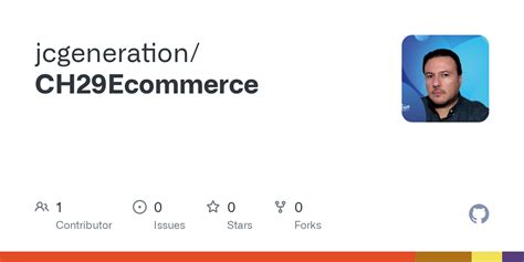 GitHub Jcgeneration CH Ecommerce