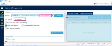 How To Create An Stm32n6 Fsbl Load And Run Stmicroelectronics Community
