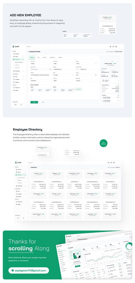 Hrms Add New Employee Page 12 Images Behance
