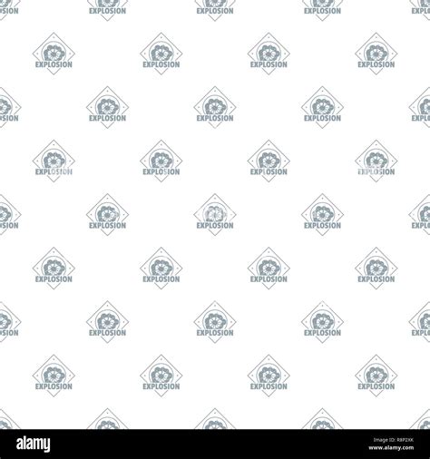 Explosion Pattern Vector Seamless Stock Vector Image And Art Alamy