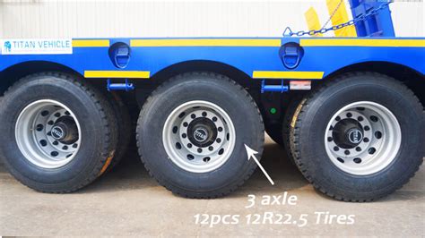 Feet Axle Low Bed Trailer Truck For Sale In Rwanda