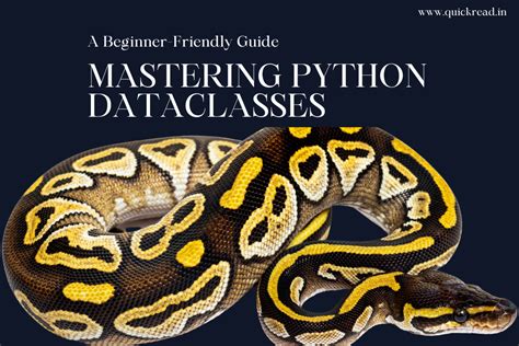 Mastering Python Dataclasses A Beginner Friendly Guide To Cleaner