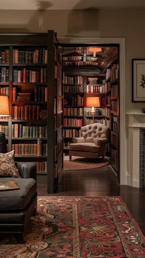 Pin By Everydaynook On Favorite Places Spaces In Home Library Design Home Library