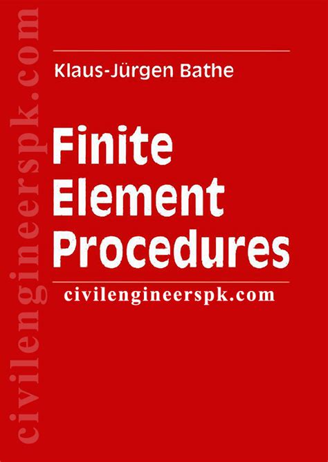 finite element procedures civil engineers pk