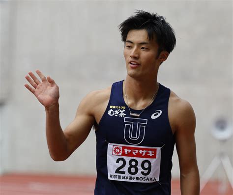 【陸上】19歳の栁田大輝が10秒13の自己ベストで2位 日本選手権男子100m決勝 陸上写真ニュース 日刊スポーツ