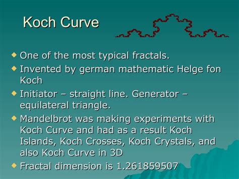 Fractals And Chaos Theory Ppt 3 D Graphics Computer Software And Applications
