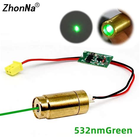 532nm 35mw Green Laser Module 2 2v Copper Laser Spot Irradiation Positioning Lamp Laser Diode