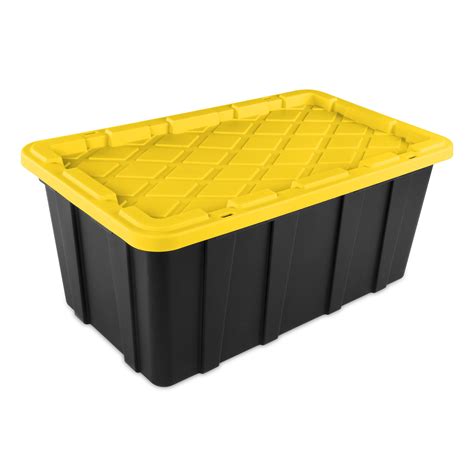 Sterilite 38 Gal Industrial Stackable Storage Tote Lidded Container 4