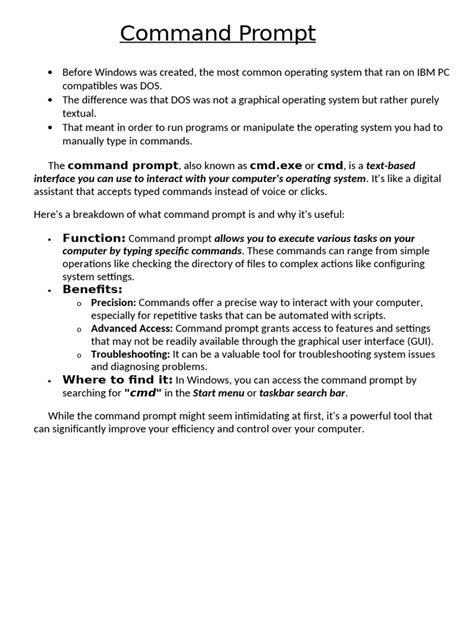 command prompt pdf