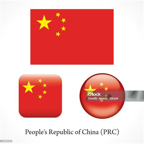 Bendera Cina Set Vektor Ilustrasi Stok Unduh Gambar Sekarang