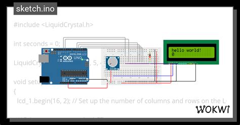 Hello World Wokwi Esp32 Stm32 Arduino Simulator
