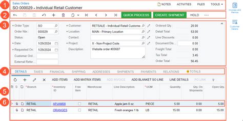 Record Entry Basics Of Acumatica Erp Forms