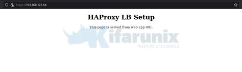 Install And Configure Haproxy On Ubuntu 2404