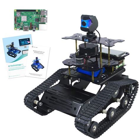 Ros Lidar Raspberry Pi Programmable Smart Robot Tank Car Xiaor Geek