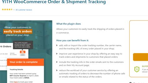 Yith WooCommerce Order Tracking WooKeeper