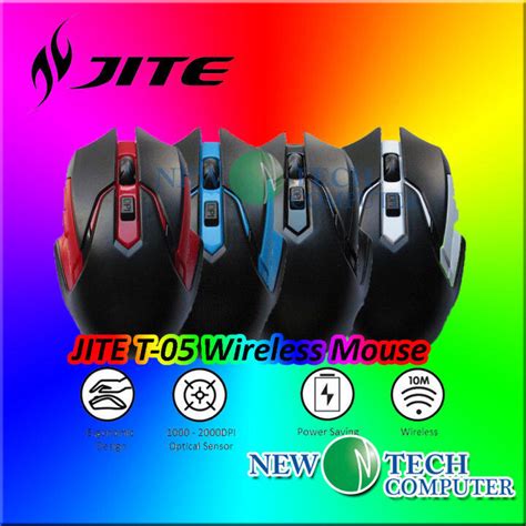 Jite T 05 Wireless Gaming Mouse Ergonomic Wireless Gaming Mouse 24ghz