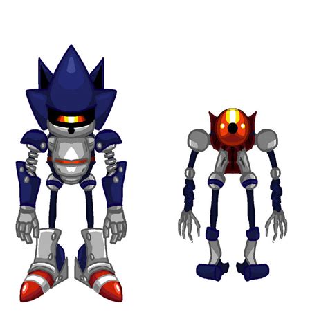 Mecha Sonic V3 Srb2 Front By Gardepickle On Deviantart