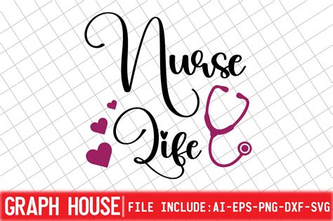 Nurse Life Svg Graphic By Design Station · Creative Fabrica