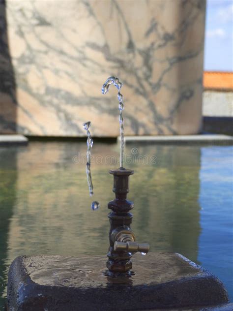 Real Water stock image. Image of glass, fountain, lighting - 261204207