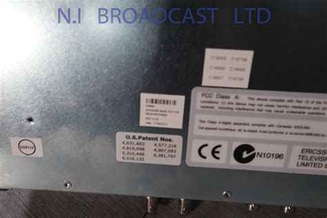 Tandberg Ericsson Rx8200 Ird With IP Input Option BISS 422 HD Ref Ni1