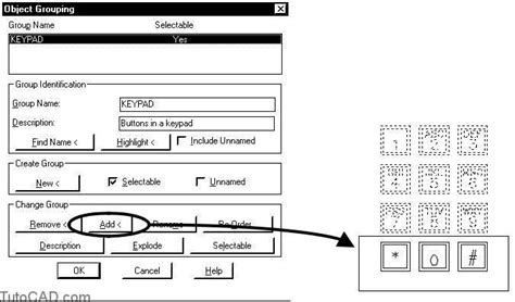 How To Create And Use Groups Tutorial AutoCAD