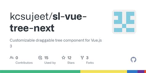 Github Kcsujeetsl Vue Tree Next Customizable Draggable Tree Component For Vuejs 3