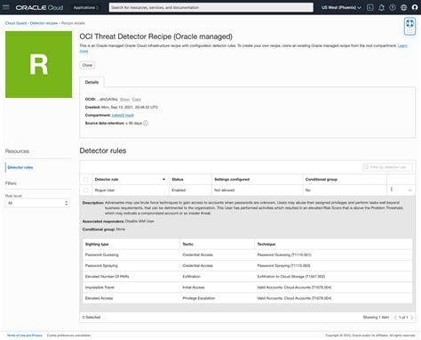 Cloud Guard Threat Detector が Oracle Cloud Infrastructure で利用可能になりました