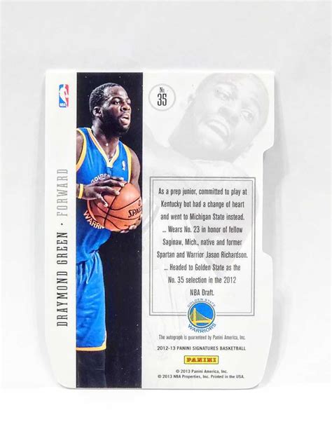 Yahoo オークション Panini SIGNATURES Draymond Green SIGN