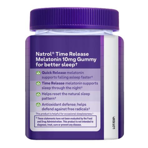 Natrol® Time Release Melatonin Gummies 10mg 35 Ct Frys Food Stores