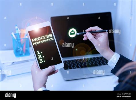 Text Sign Showing Process Perfomancemeasures Process Effectively Meet